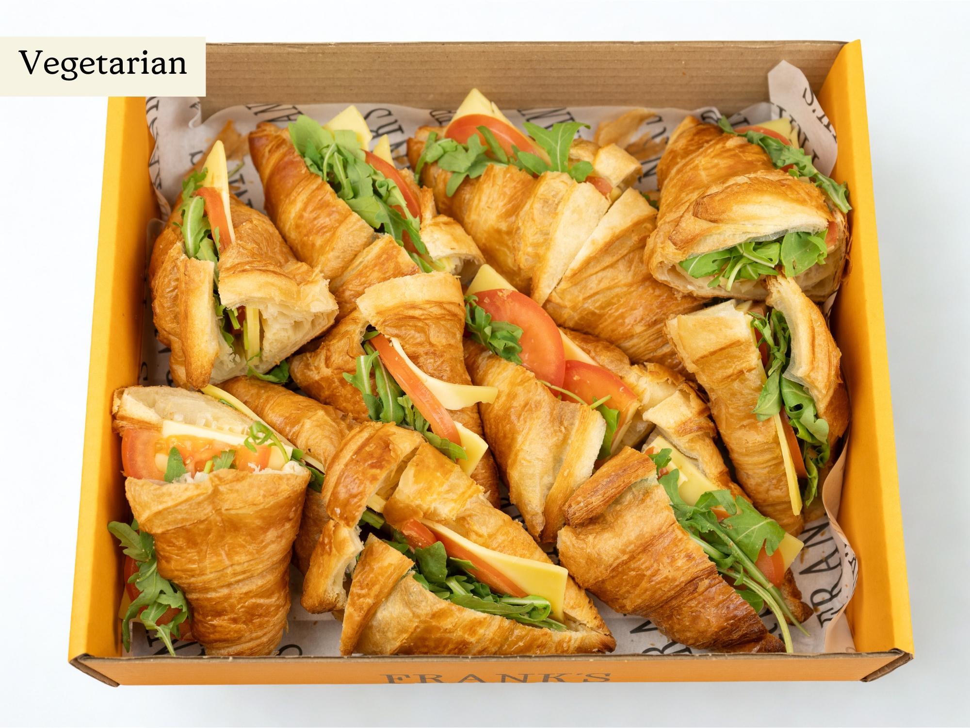Cheese & Tomato Croissant Platter | Vegetarian Breakfast