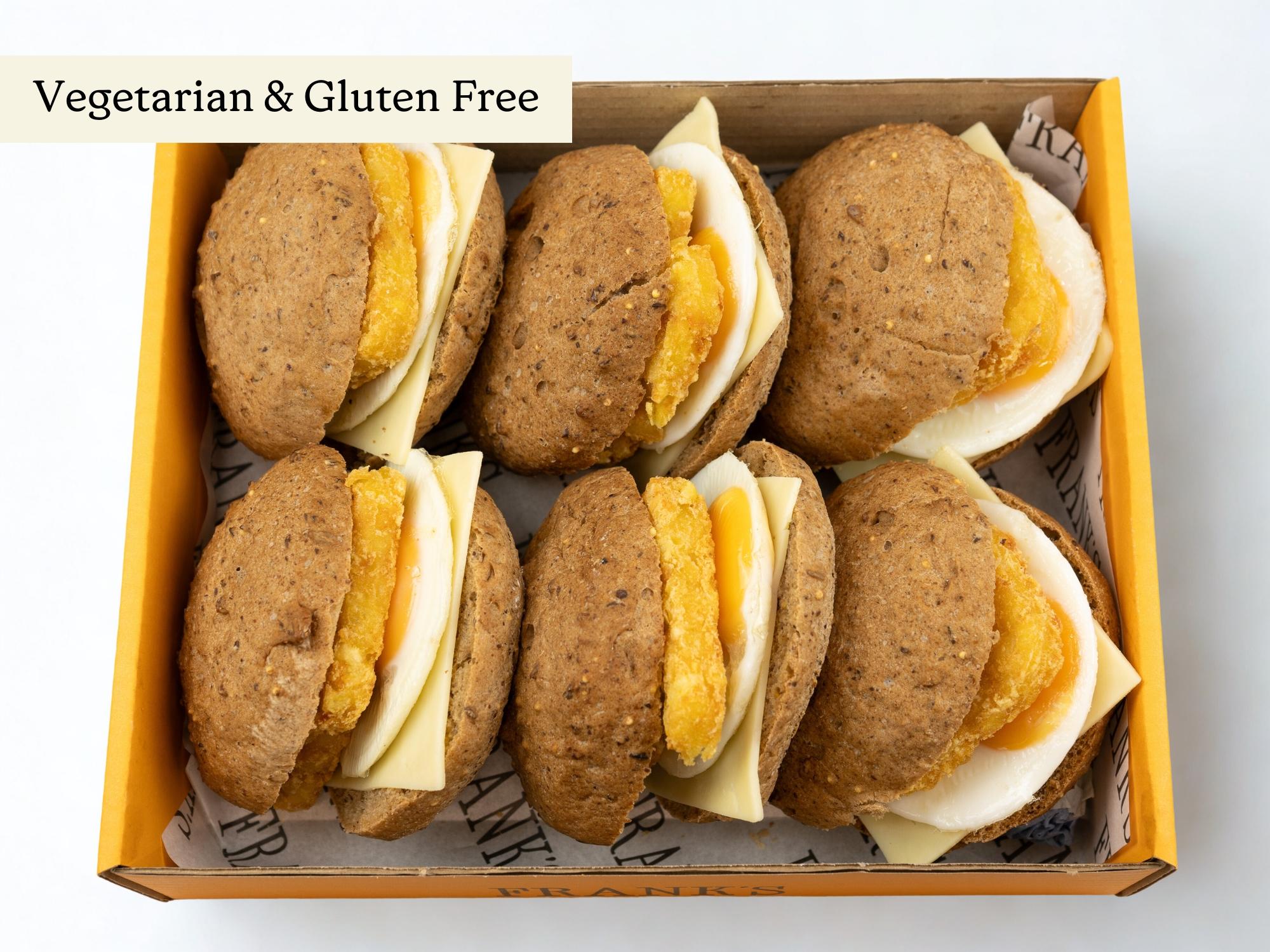 Gluten-Free Vegetarian Breakfast Baps | Hot Morning Platter
